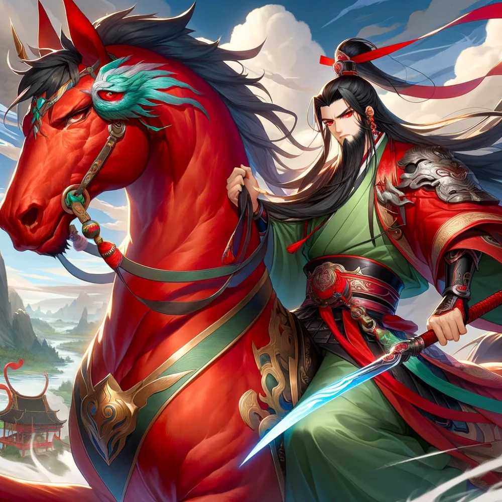 無双の英雄関羽と伝説の赤兎馬：三国志を駆け抜けた忠義の戦士 – シャオファの中国史